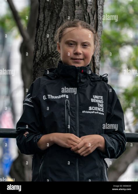 New York NY August 28 2019 16 Year Old Climate Activist Greta
