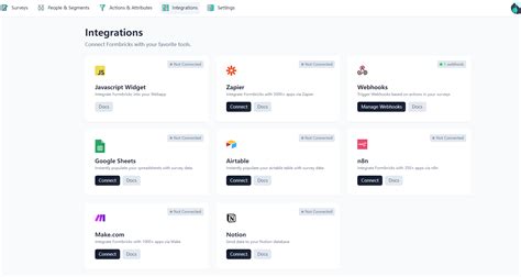 创业者必备工具 更了解你的上帝 如何用Formbricks打造自定义的调查问卷系统 typeform 替代品 老爸的数字花园 Nas 私有云