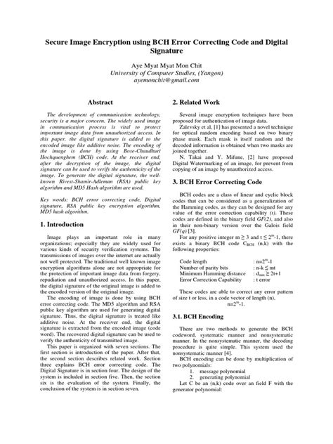 Psc 2010 Paper Pdf Encryption Cryptography