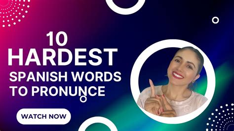 Pronunciation 🗣️10 Hardest Spanish Words 😵💬 Can You Say Them All