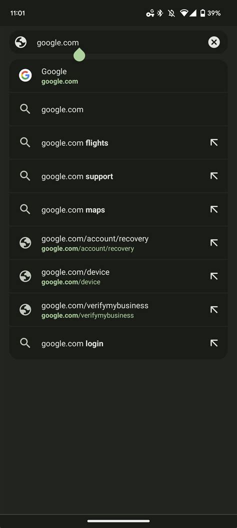 La Barre Dadresse De Chrome Ressemble à La Recherche De Pixel Launcher Avec Une Refonte