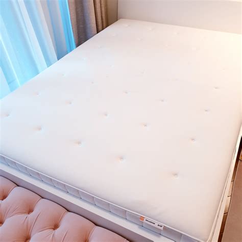 IKEA HYLLESTAD Pocket Sprung Mattress Double 獨立袋裝彈簧床褥雙人, 傢俬＆家居, 傢俬, 床架及 ...