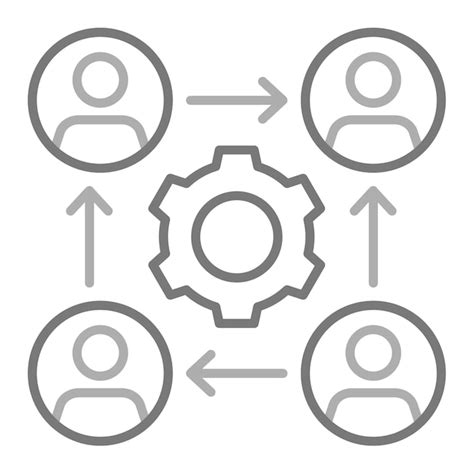 Premium Vector Workflow Icon