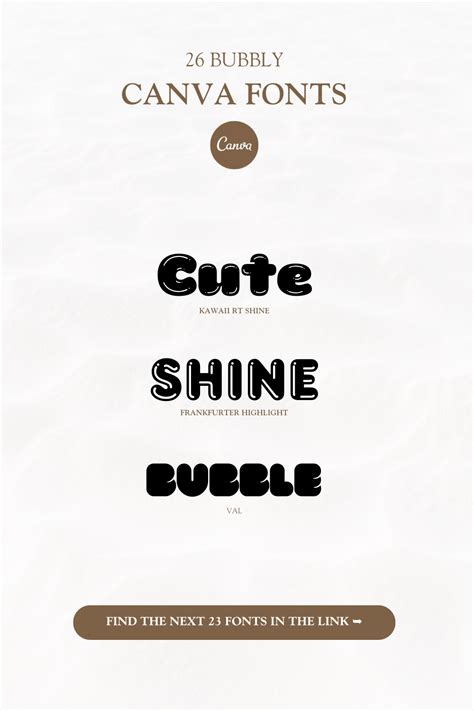 26 Bubble Canva Fonts Thatll Make Your Design Pop Bubble Letter Fonts Lettering Fonts Lettering
