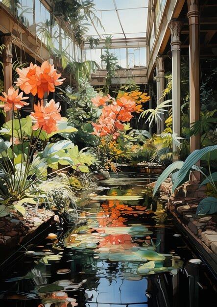 Premium Ai Image Greenhouse Environments