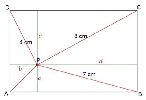 Persegi Panjang Abcd Dan P Merupakan Titik Di Dalam Jika Pc