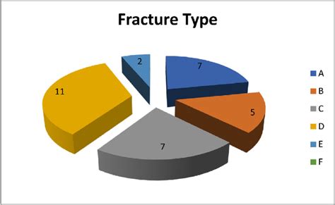 The Distribution Of Fracture Types Download Scientific Diagram