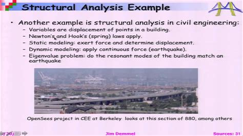 Sources Of Parallelism And Locality In Simulation Jim Demmel Youtube