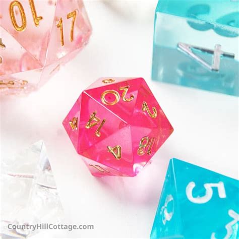 How To Make Resin Dice {diy Polyhedral Dice Without A Pressure Pot}