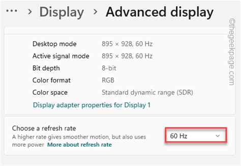 Cannot Change The Monitors Refresh Rate And How To Change That