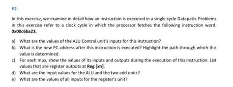 Solved In This Exercise We Examine In Detail How An