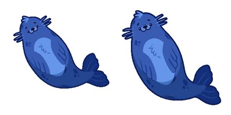 Blue Seal Animated Cursor Windows Cursors Sweezy Cursors