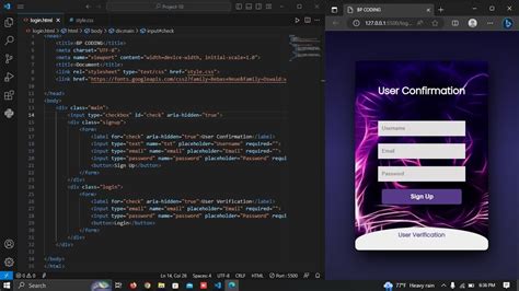 Part 1 Make A Animated Login And Registration Form Html Css