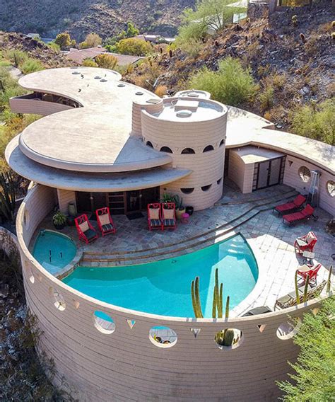 Frank Lloyd Wrights Last Completed Design Circular Sun House Hits