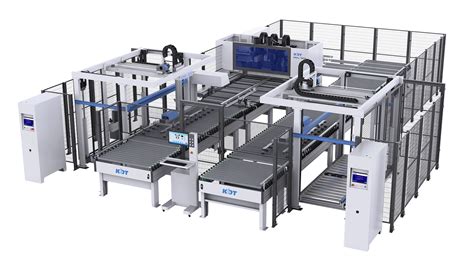Cnc Drilling Line With Automatic Feeder Return And Stacker Kdt IbÉrica