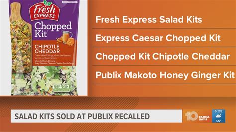 Fresh Express Publix Salad Kits Recalled Over Possible Listeria
