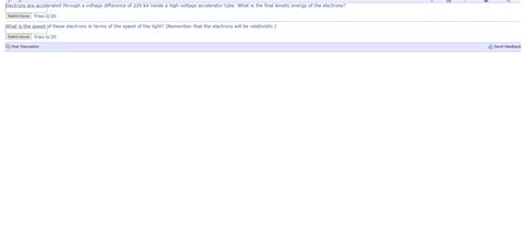Solved Electrons Are Accelerated Through A Voltage