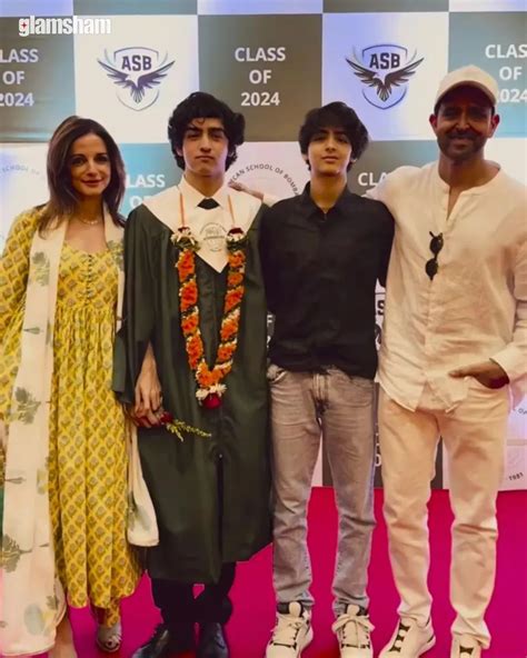 Best 12 Hrithik Roshan And Sussanne Khan Reunite To Celebrate Son Hrehaans Graduation With A