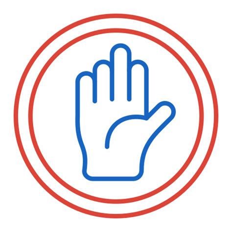 stop generic color outline icon