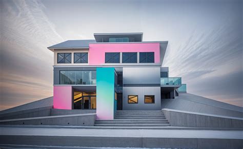 Deconstructivism Exterior Shot Architecture