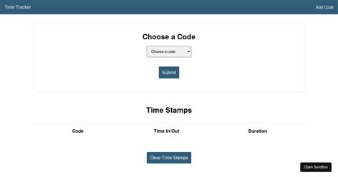 React Codesandbox
