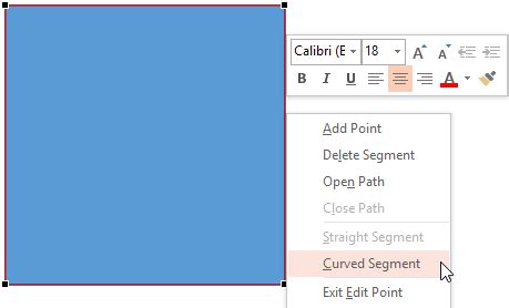 Learn PowerPoint For Windows Curved And Straight Line Segments PowerPoint And Presenting
