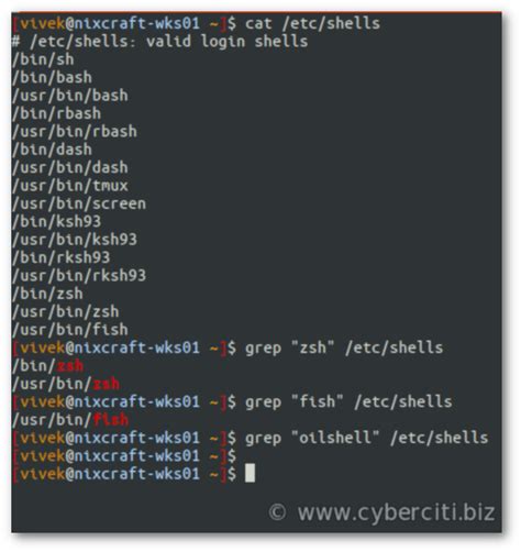 How To Change My Default Shell In Linux Using Chsh NixCraft
