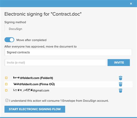 Document Management System With Docusign Integration Document