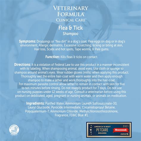 Veterinary Formula Flea And Tick Shampoo At Eldridge Rucker Blog