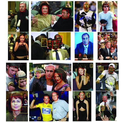 Figure A1 Samples Of Face Detection On Fddb With Colored Rectangles