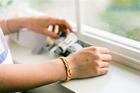 Five Stranded Braid Bracelet