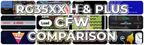 Custom Firmwares Comparision RG XX Plus