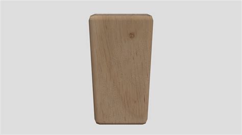 Wooden Cuboid 3d Model By Akk525 [cdd9f9d] Sketchfab