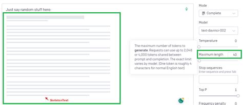 Playground Better Visualize How Much Text Is Returned By Adding