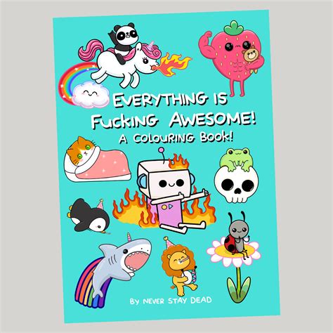 Pre Order ‘awesome Colouring Book Restocked November 8th Never