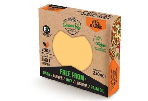 Greenvie Ost Med Pizzasmak Blokk 250gr Kinsarvik Naturkost