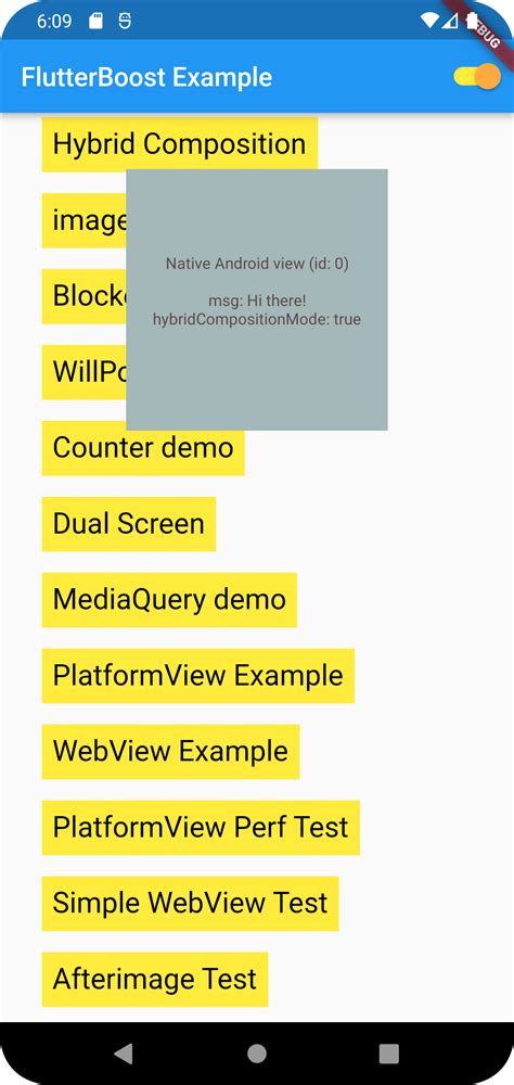 [shared engine][platform views] unexpectedly shows the platformview of