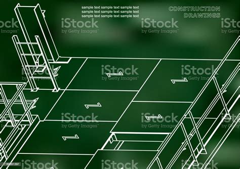 건물 금속 구조 체적 구조 3d 디자인 3차원 형태에 대한 스톡 벡터 아트 및 기타 이미지 3차원 형태