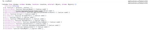 Javascript KnockoutJS This Self Objects Output The Entire Window