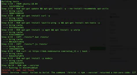 Docker Compose Error On Tests Container Locally · Issue 163 · Whoigitooicgsn Roundabout · Github
