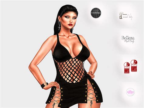 Second Life Marketplace Dress Miriam