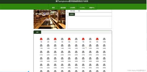 springboot java php node python基于vue图书馆选座系统设计与实现【计算机毕设】 csdn博客