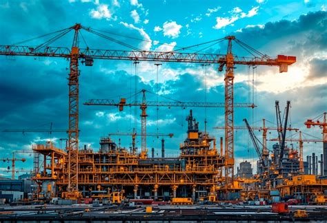 Massive Construction Project Ai Generated Image