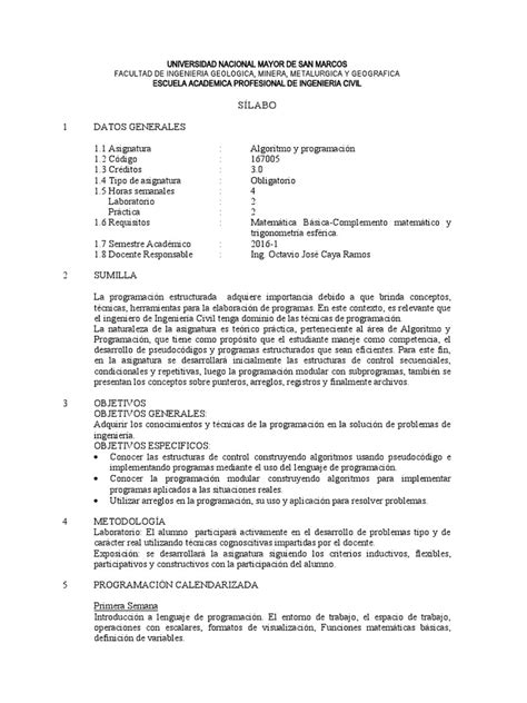 Algoritmo Y ProgramaciÓn Pdf Programación De Computadoras Algoritmos