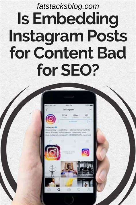 Is Embedding Instagram Posts For Content Bad For Seo Instagram Posts