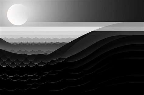 Black And White Gradients For Digital Art Black And White Abstract