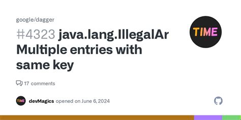 Java Lang IllegalArgumentException Multiple Entries With Same Key Issue Google Dagger