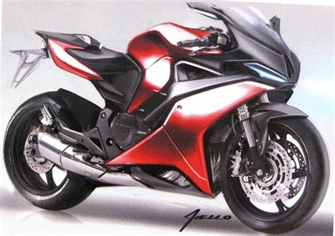 摩托车手绘 花瓣网