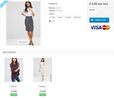 Pack Products Import