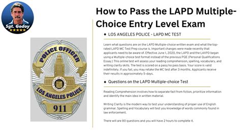 PPT LAPD Study Guide Ace The LAPD Exam With Sgt Godoy PowerPoint Presentation ID 13118962